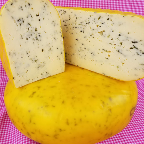 Gouda, Garden Herb-Retail Piece – The Farm House Natural Cheeses