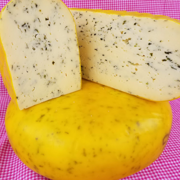 Gouda, Garden Herb-Retail Piece – The Farm House Natural Cheeses